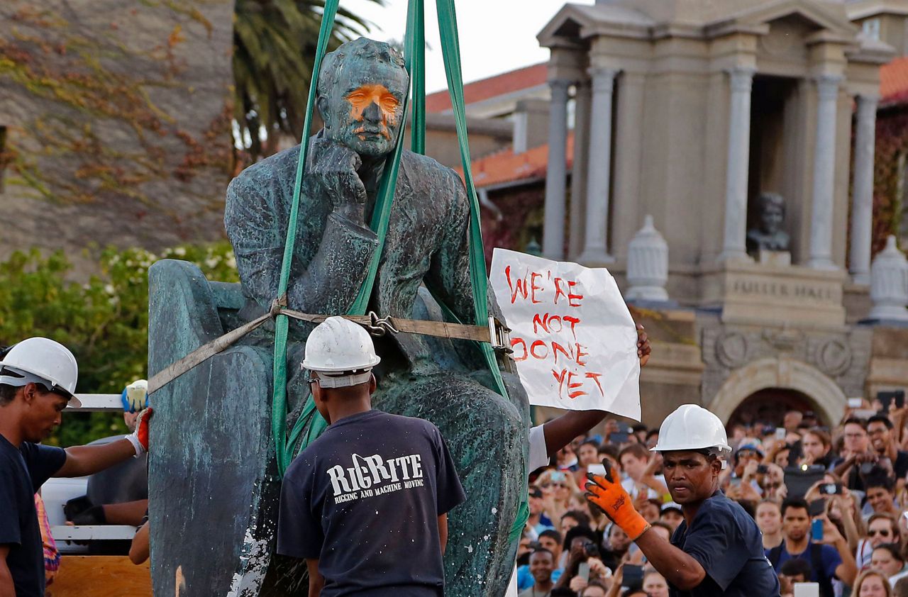 Remove or keep a statue? South Africa debates painful legacy