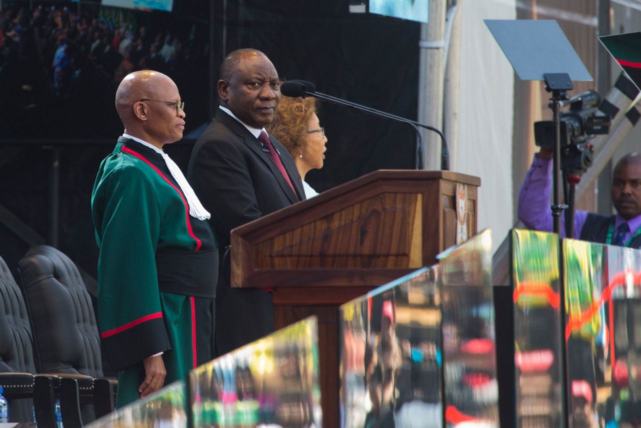 Ramaphosa takes oath as South Africa's president