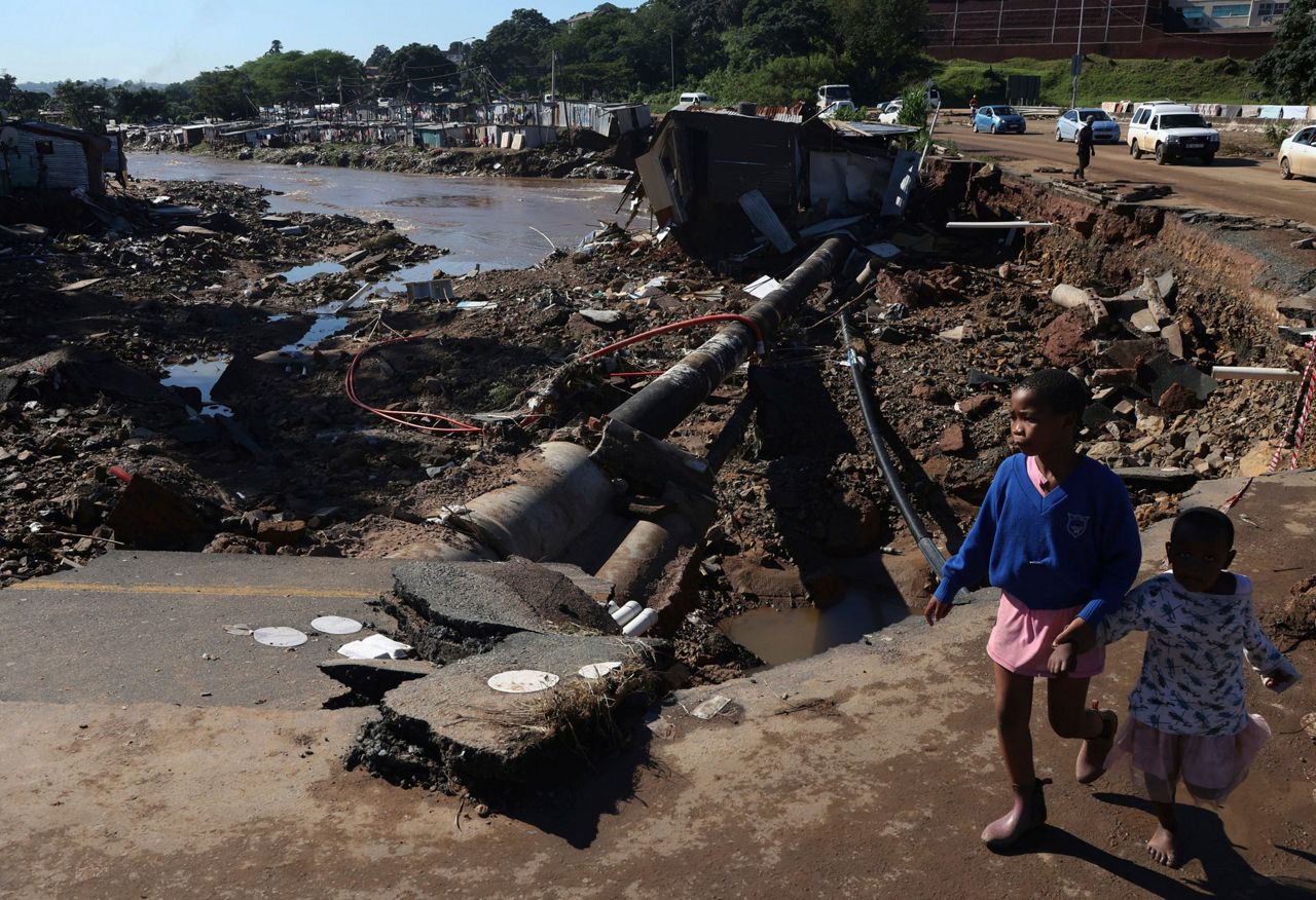 Floods in South Africa's Durban area kill more than 300