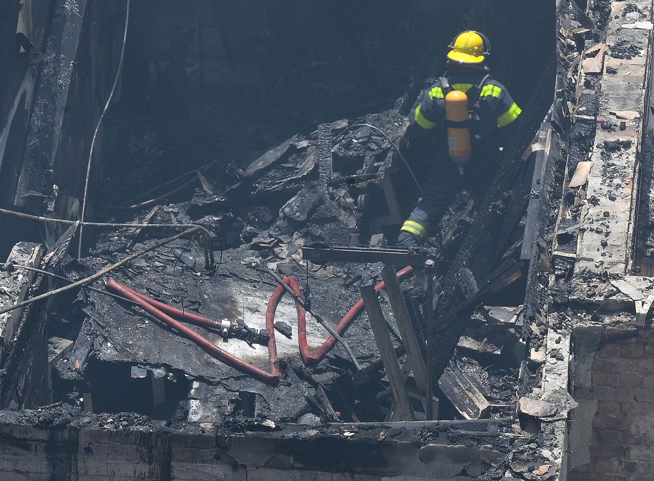 South Africa Parliament chamber 'completely gutted' by fire