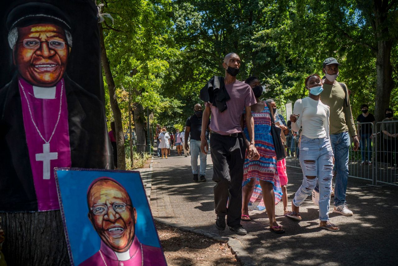 'A moral giant': South Africans pay their respects to Tutu