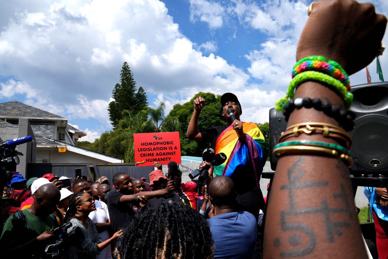South African opposition protests Uganda's anti-LGBTQ bill