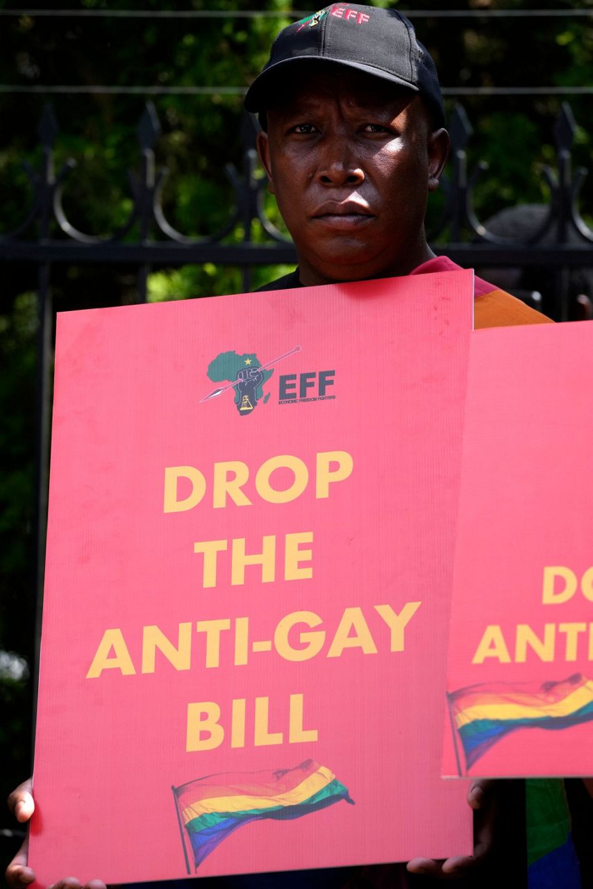 South African opposition protests Uganda's anti-LGBTQ bill