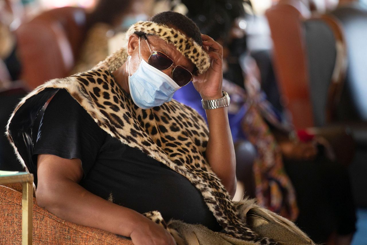 South Africa's Zulu king is buried amid praise, controversy