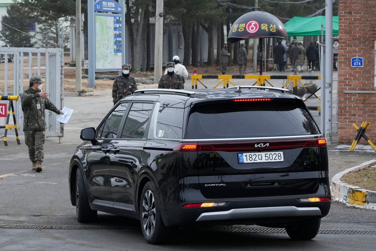 BTS member Jin goes to frontline boot camp for military duty