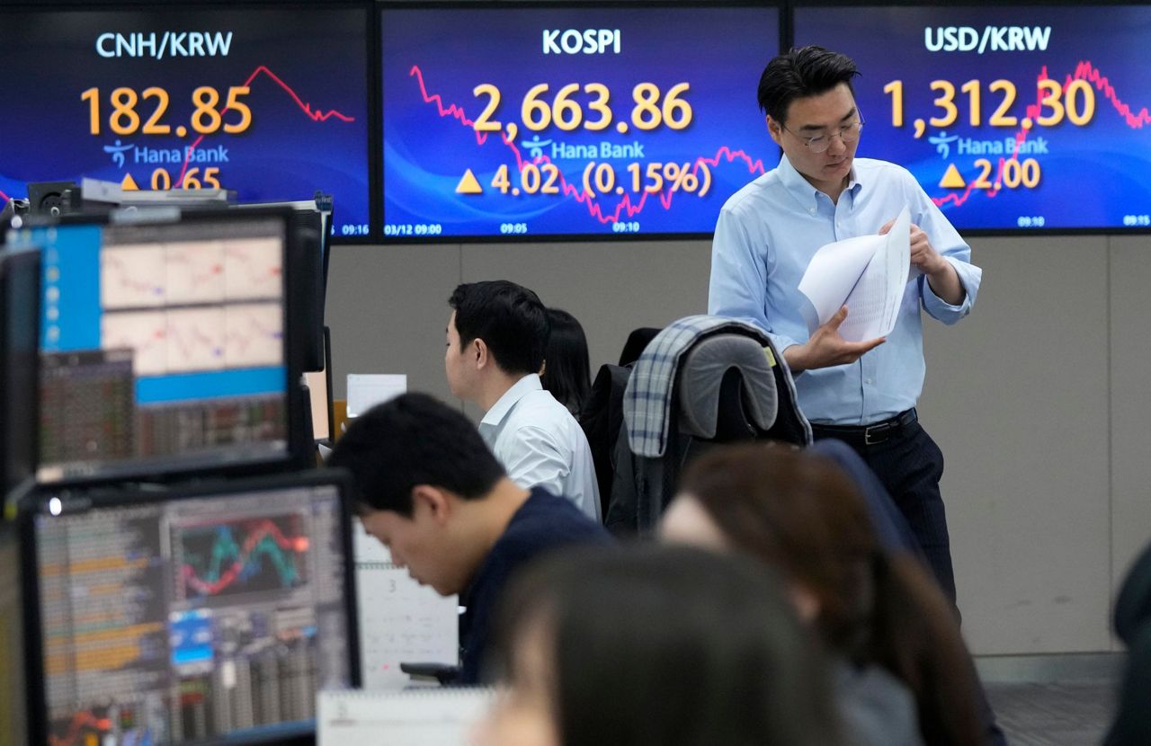 Stock market today: Asian shares mostly lower, Japan's Nikkei 225 falls ...