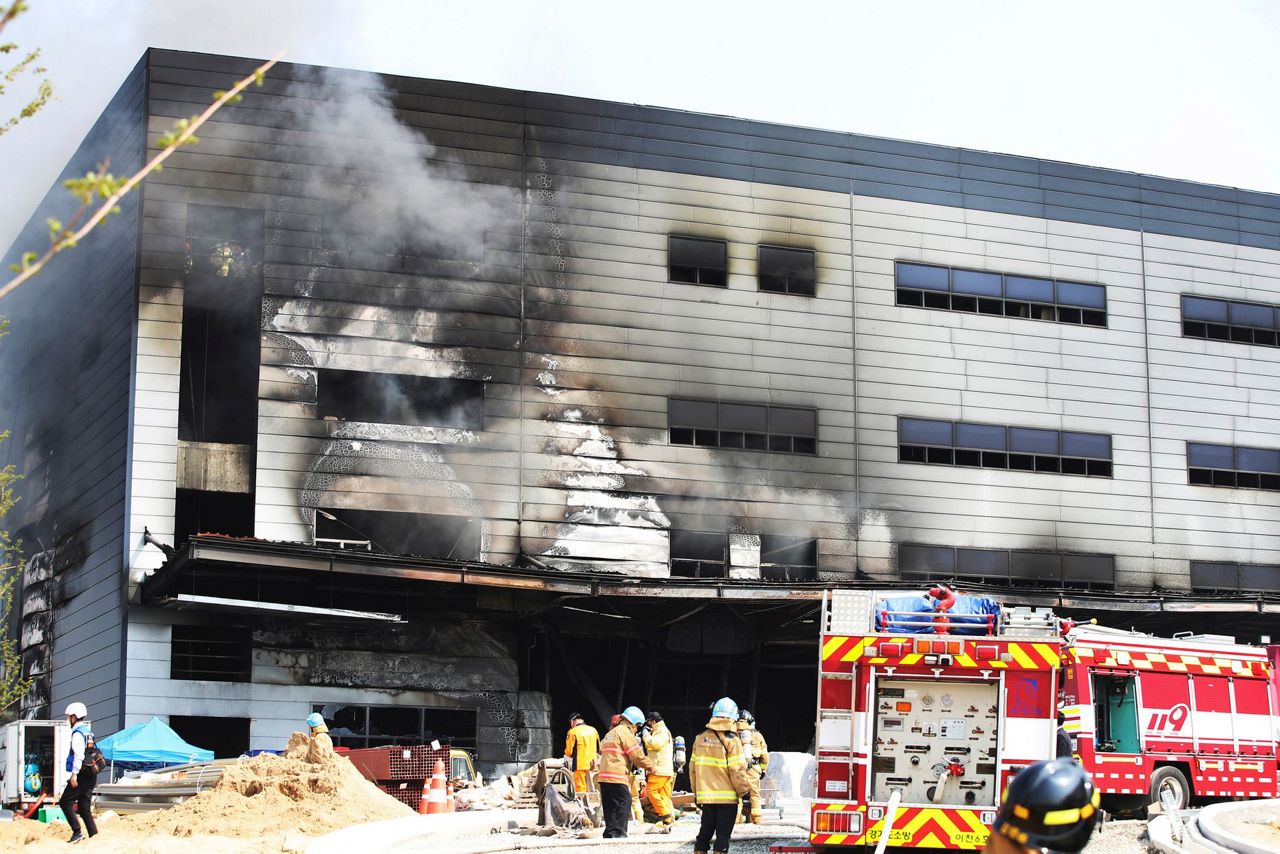8 dead, 10 missing in construction site fire in South Korea