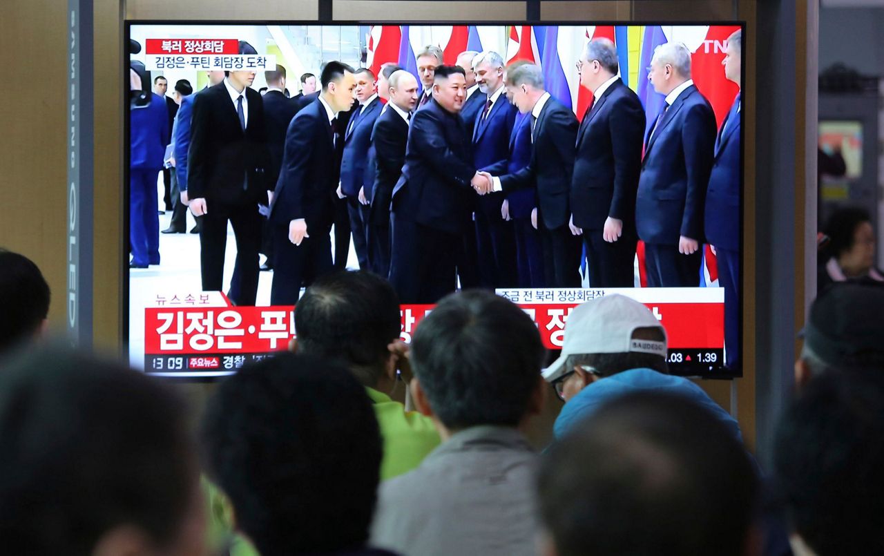 Russia's Putin arrives for summit with North Korea's Kim