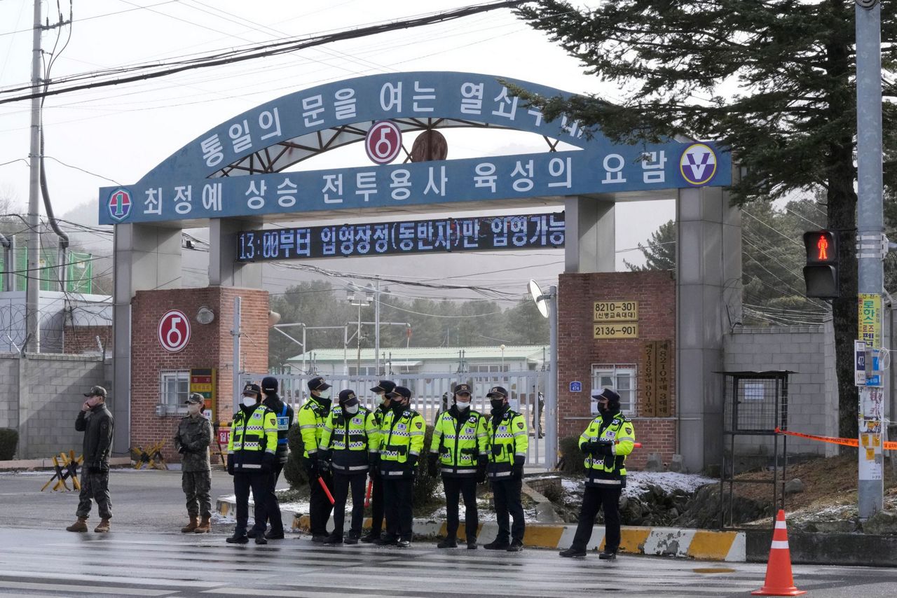 BTS member Jin goes to frontline boot camp for military duty