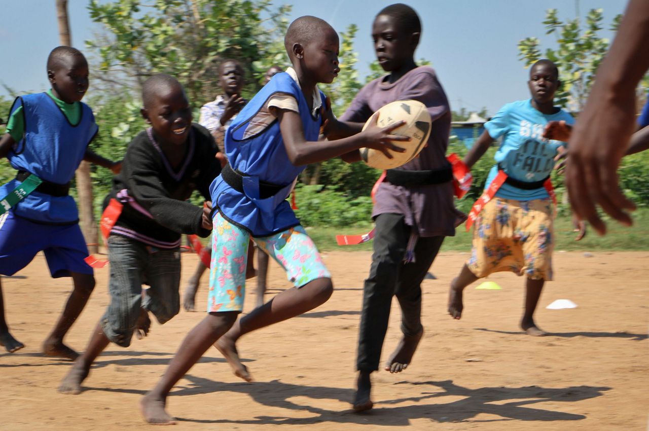 War-torn South Sudan launches youth rugby league for peace