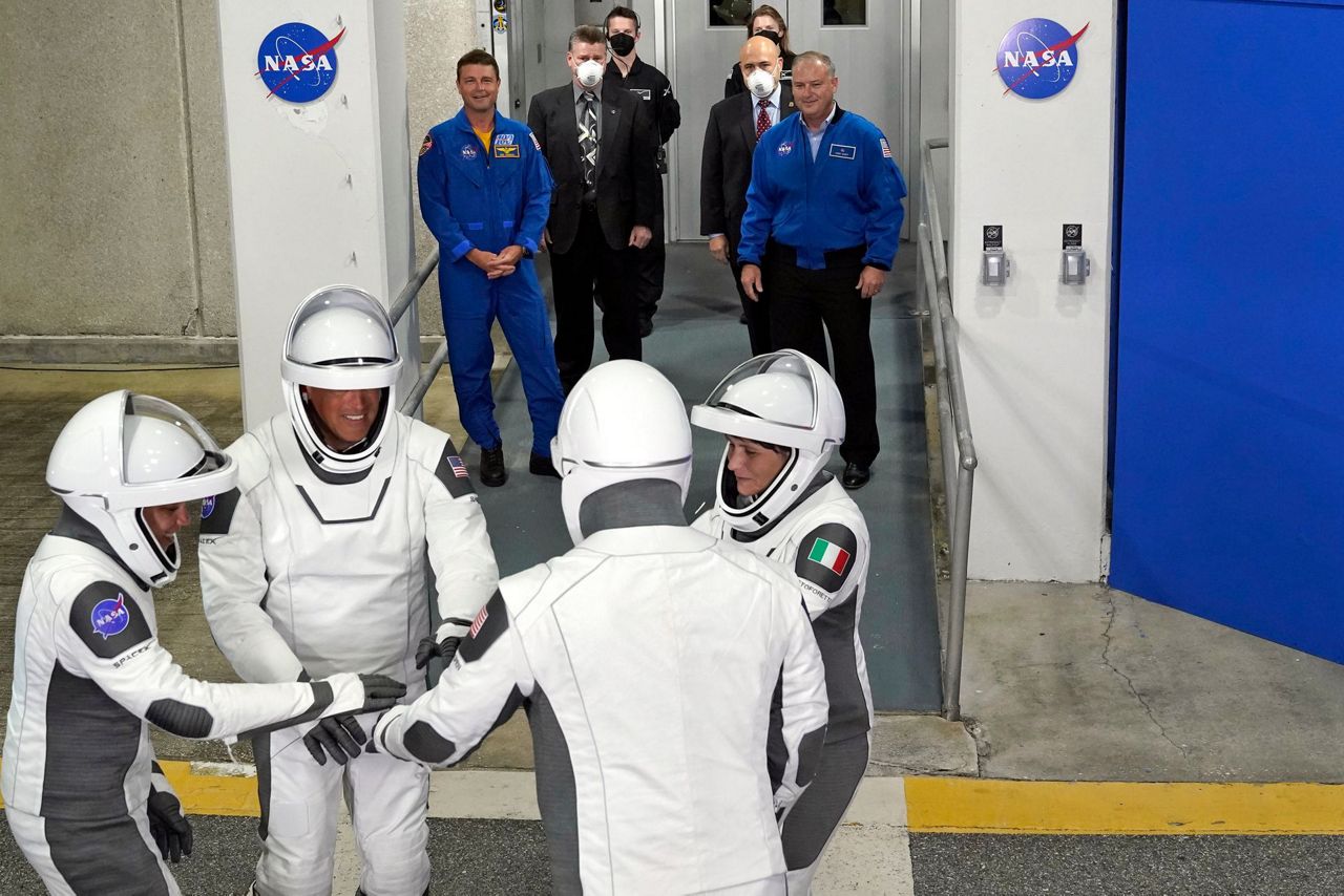 SpaceX launches 4 astronauts for NASA after private flight