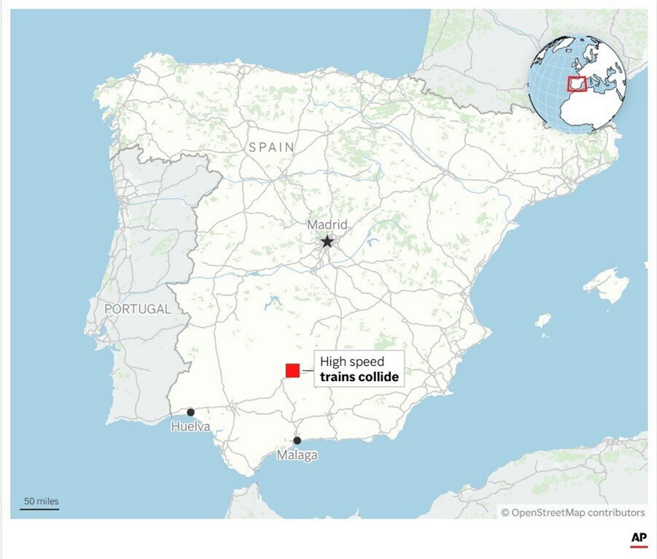 Toll in Spain train collision rises to at least 39 as rescuers search ...