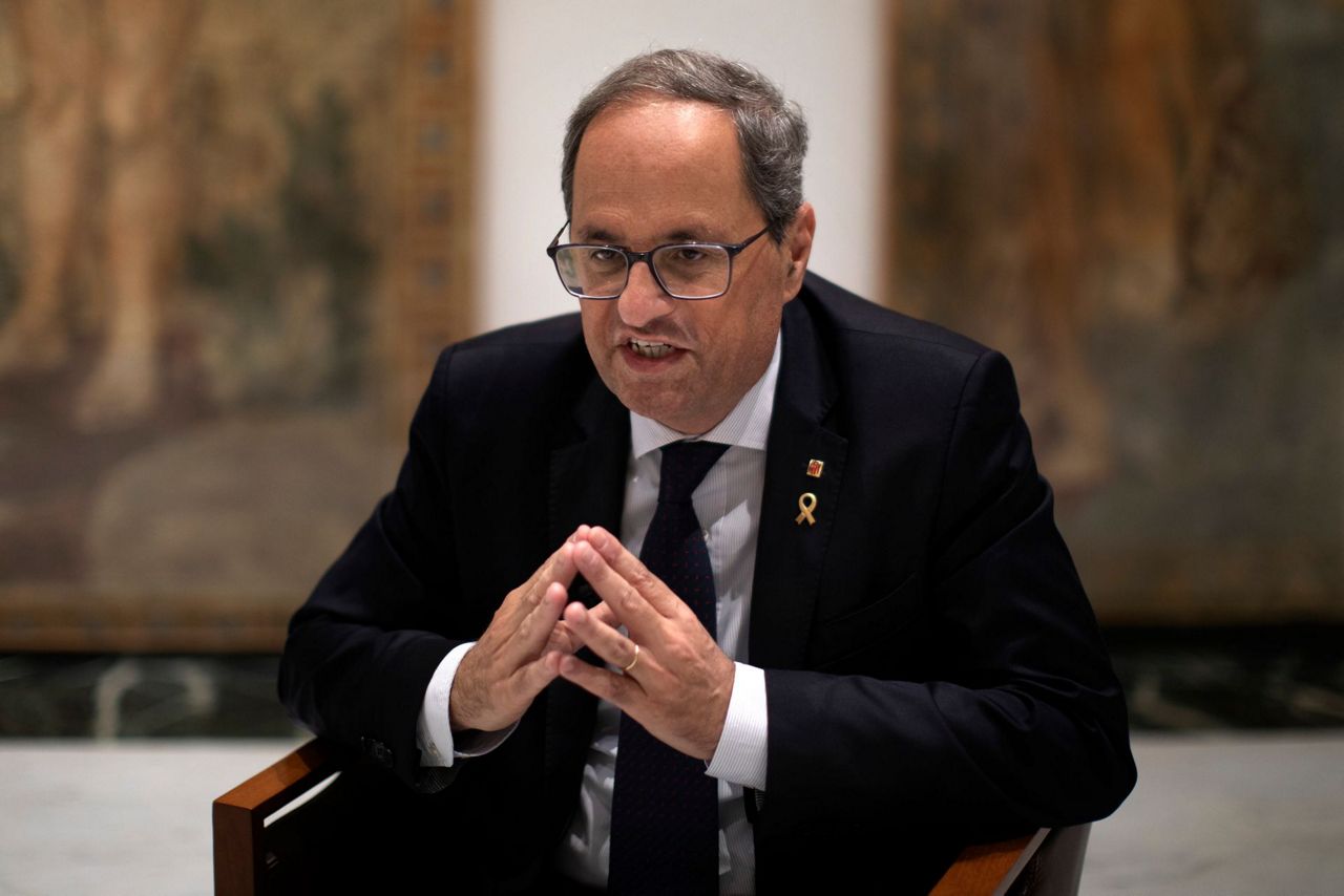 Spanish leader Sánchez visits embattled Barcelona