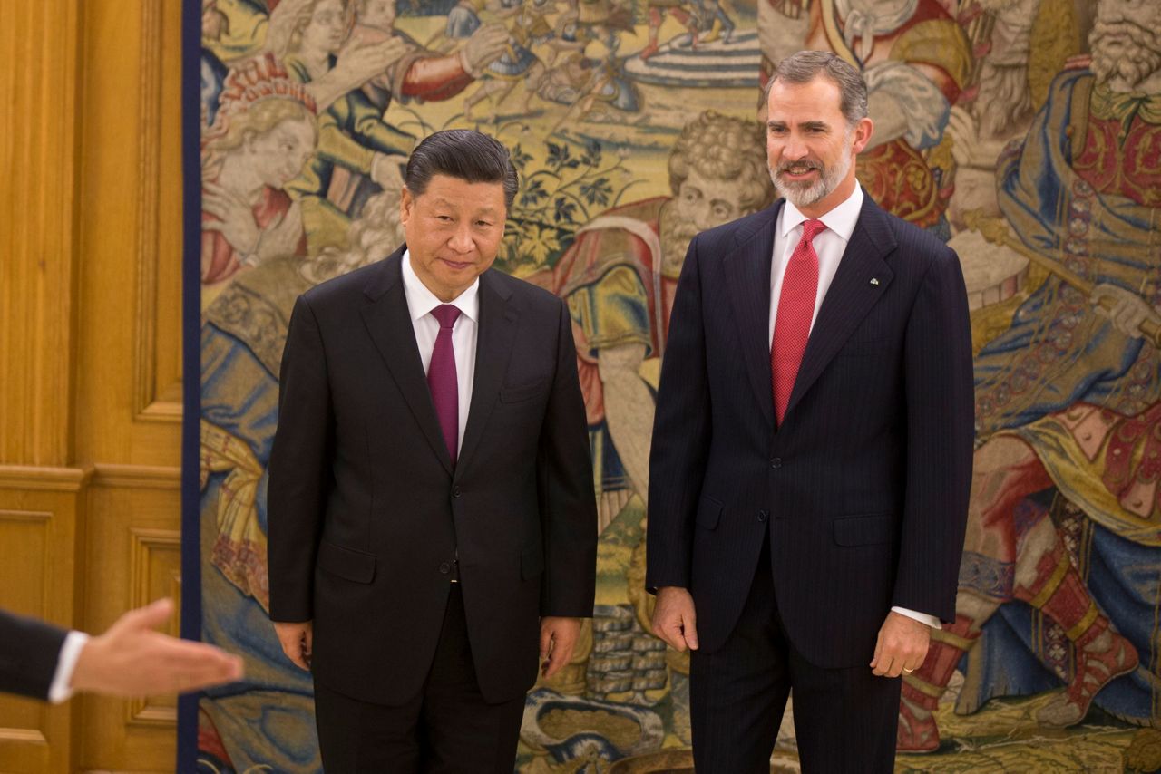 Chinese president kicks off 4-country global tour in Spain