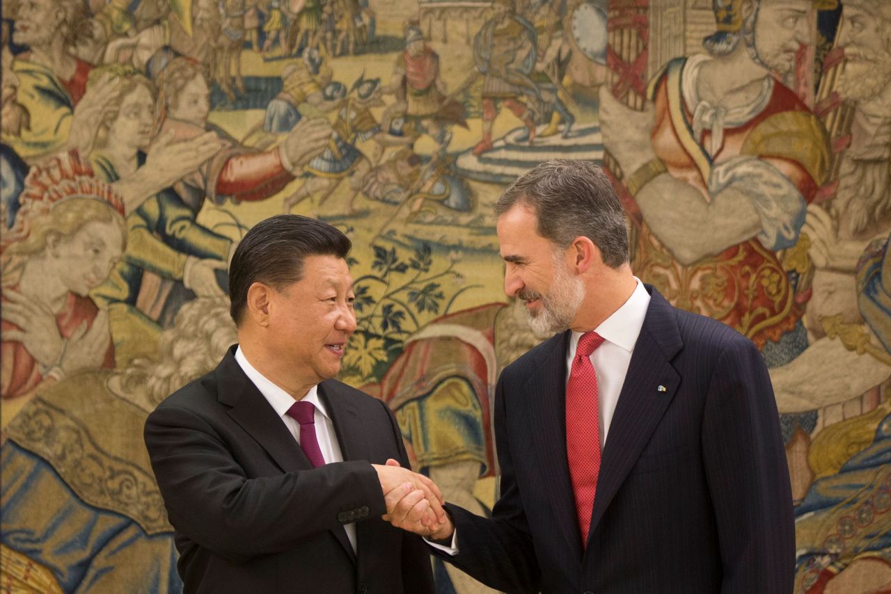Chinese president kicks off 4-country global tour in Spain