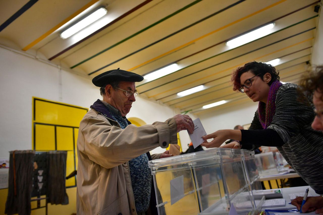 The Latest: Spain's prime minister votes in general election