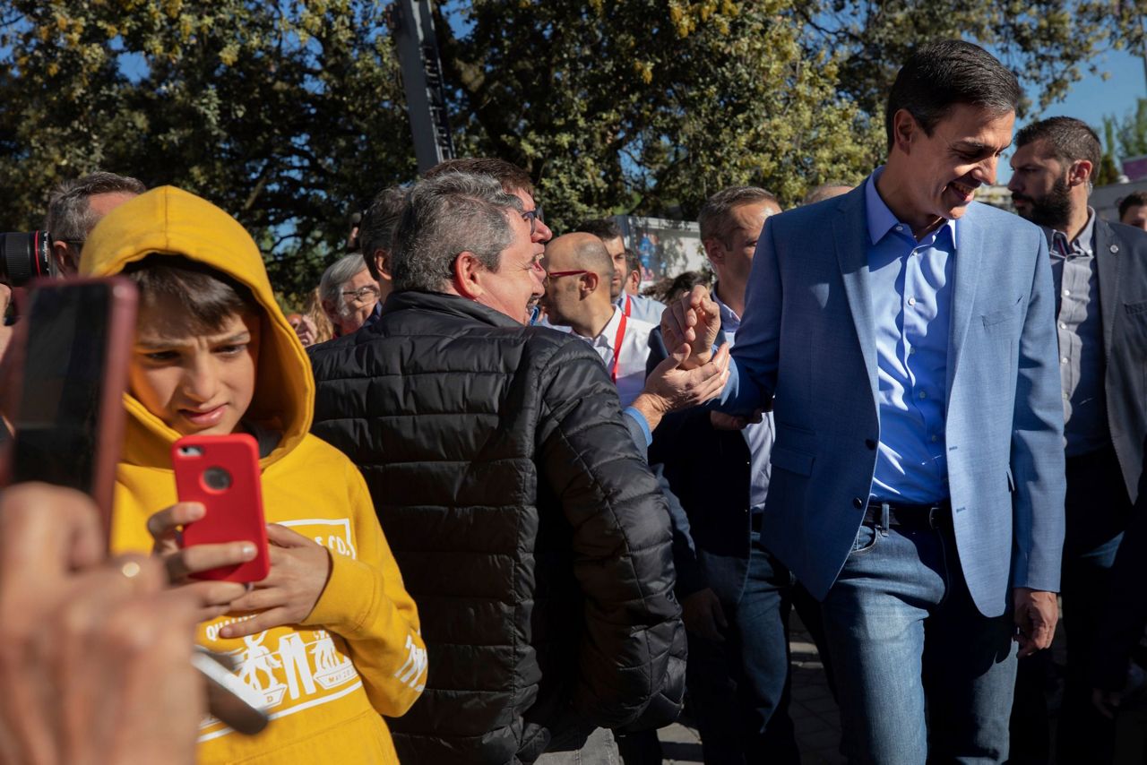 The Latest: Spain's prime minister votes in general election