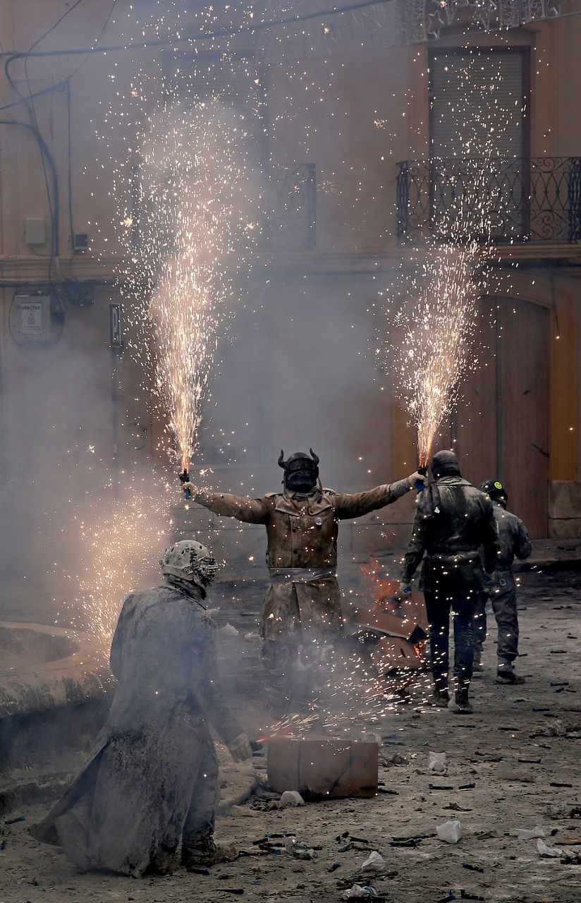 Food fight: Festival in Spain holds a flour-and-egg battle