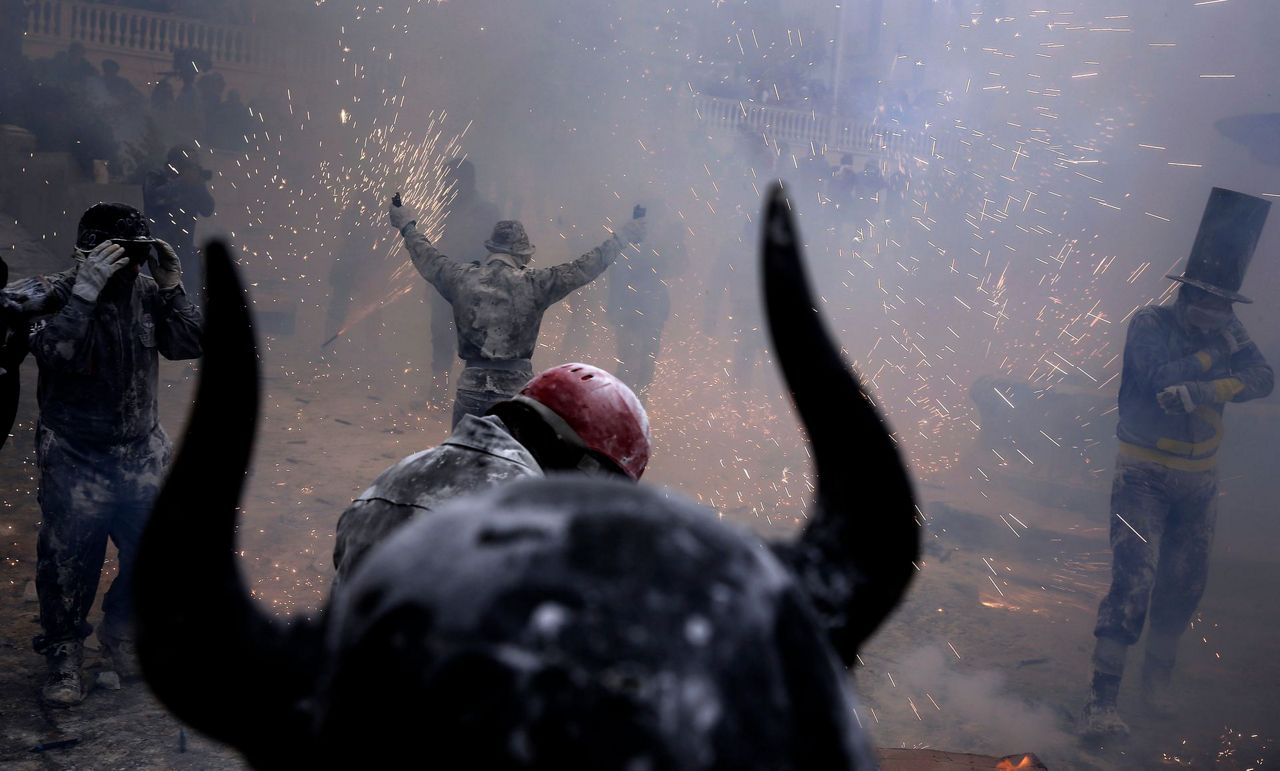 Food fight: Festival in Spain holds a flour-and-egg battle
