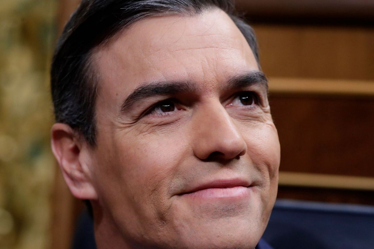 Spanish leader seeks OK for left-wing coalition government
