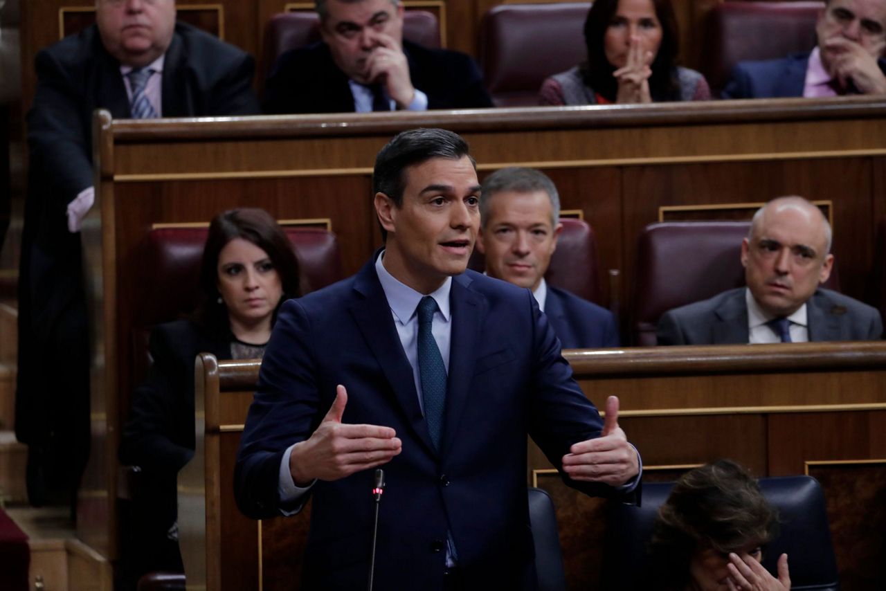 Spanish leader seeks OK for left-wing coalition government