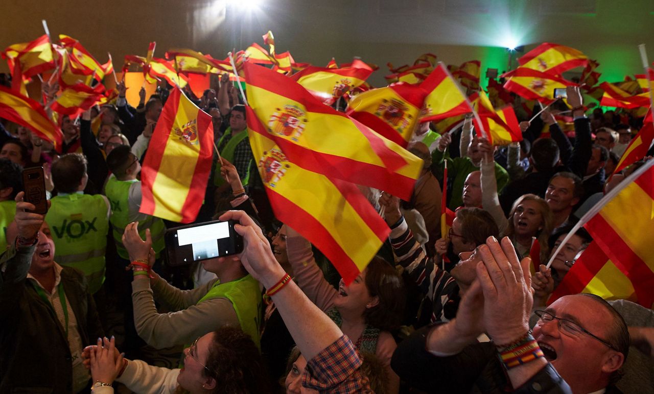 Spanish politics shaken by awakening of the far-right