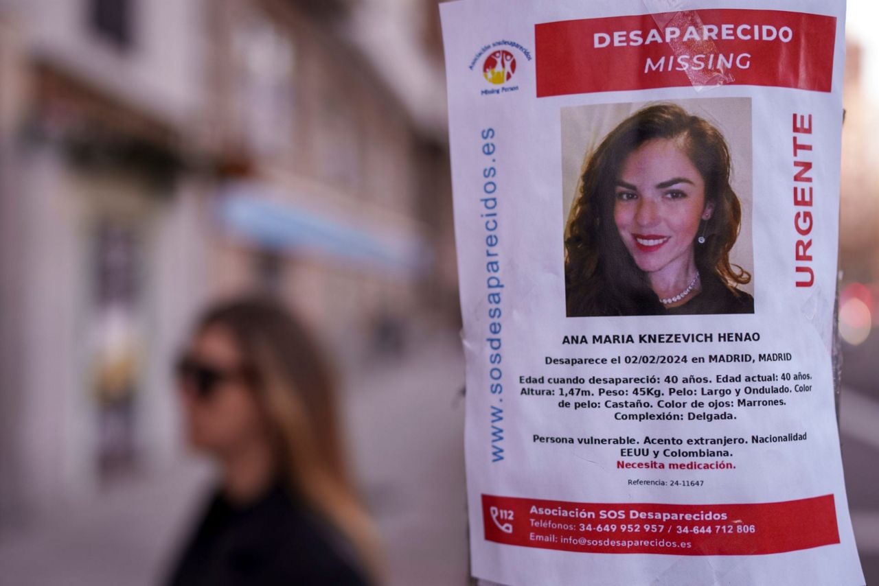 American woman goes missing in Madrid after helmeted man disables cameras