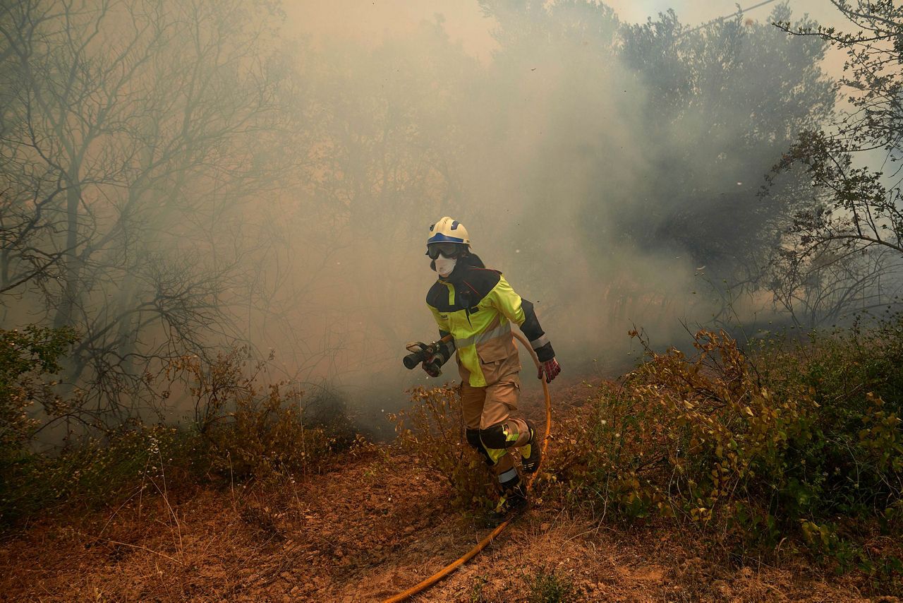 Firefighters in Spain battle wildfires across the country