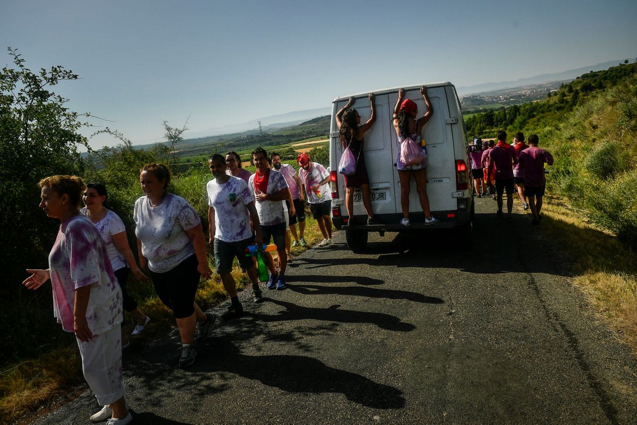 AP PHOTOS: Spanish town hosts annual wine battle