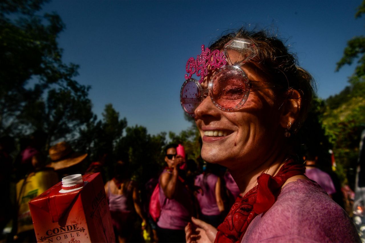 AP PHOTOS: Spanish town hosts annual wine battle
