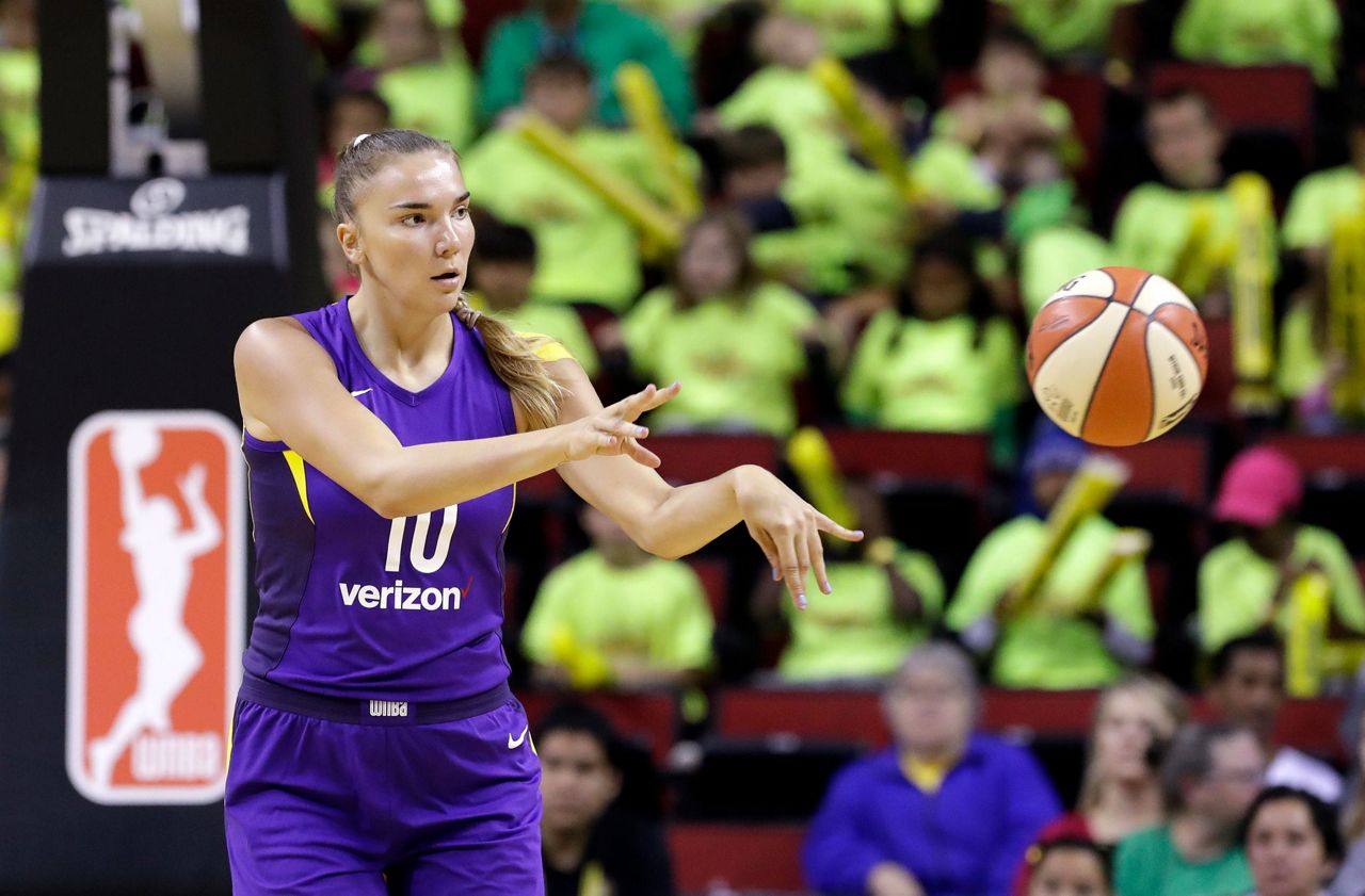 Russian star Maria Vadeeva enjoying time in WNBA with Sparks