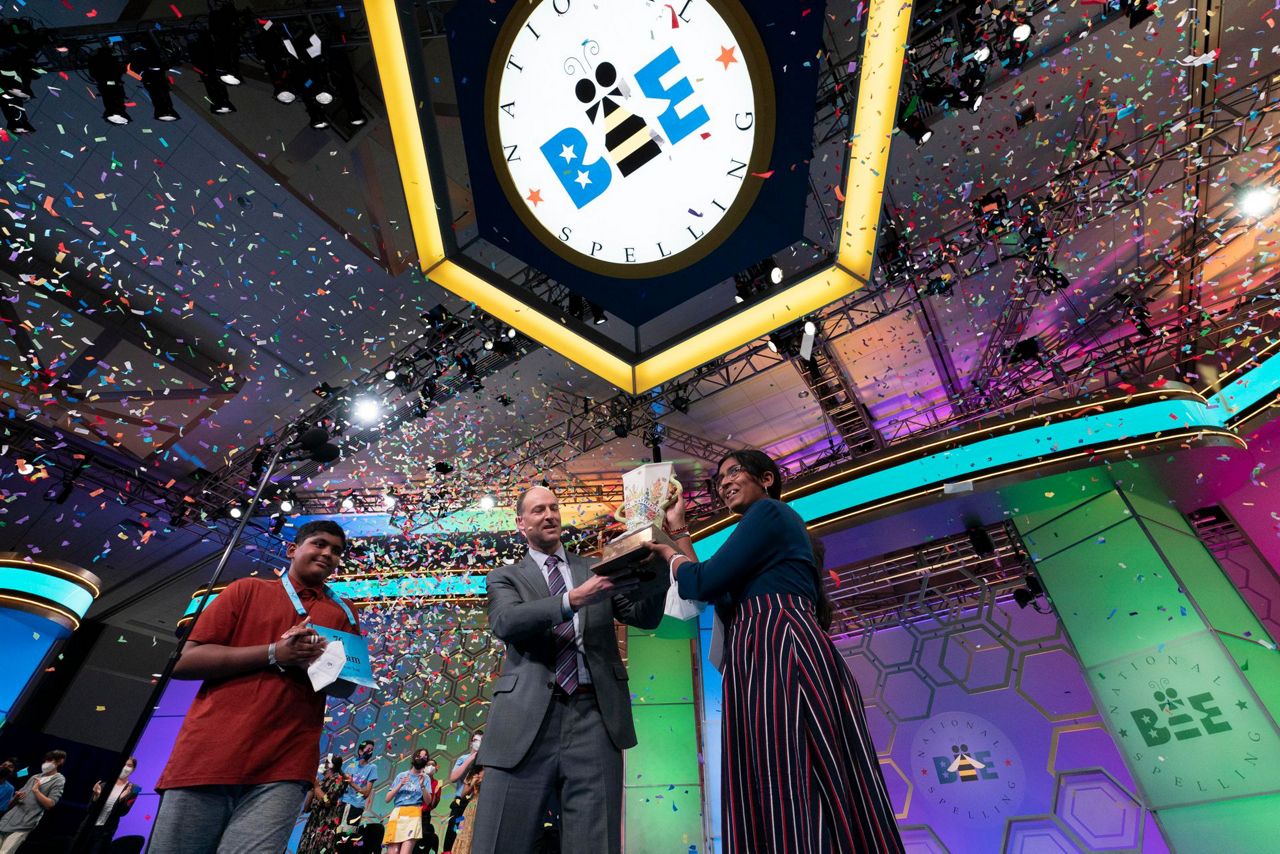 Harini Logan wins spelling bee in 1st-ever tiebreaker