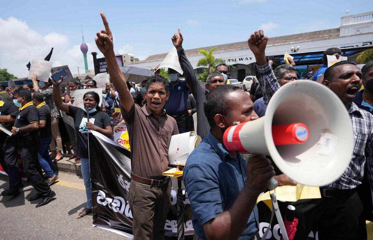 Widespread protests grip Sri Lanka after police shooting