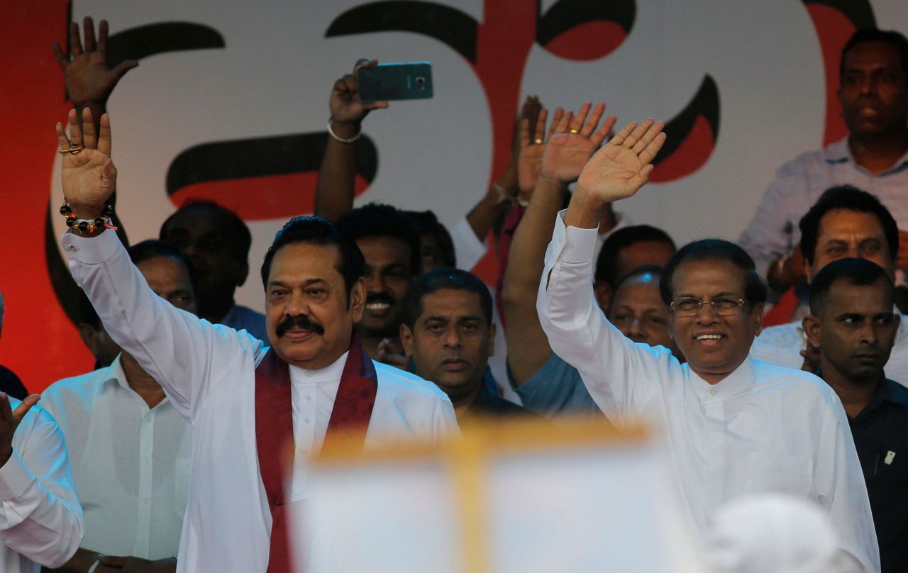 Thousands march in support of Sri Lanka's new government