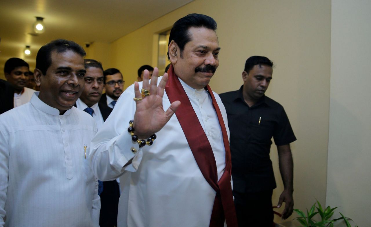 Sri Lankan lawmaker says disputed Prime Minister Mahinda Rajapaksa will ...