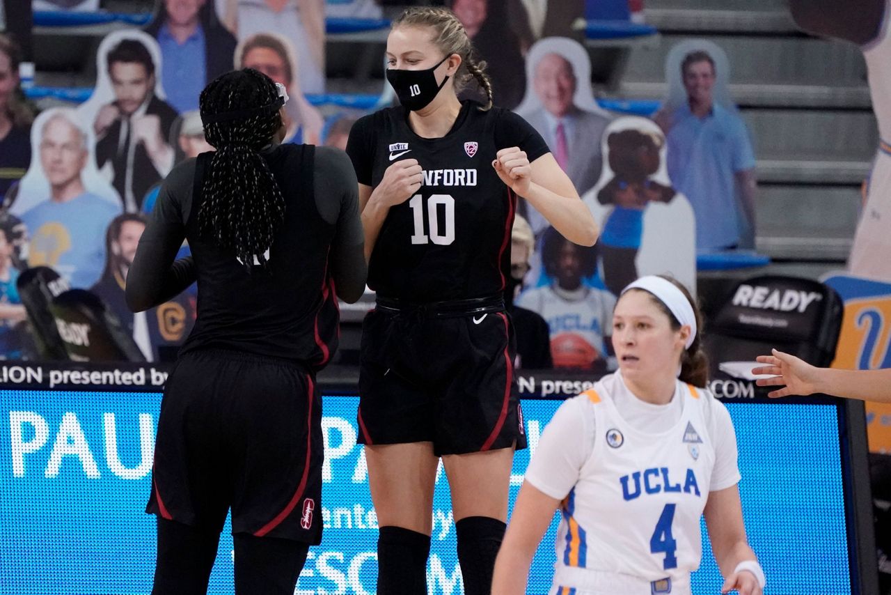 No. 1 Stanford women overcome 10th-ranked UCLA 61-49