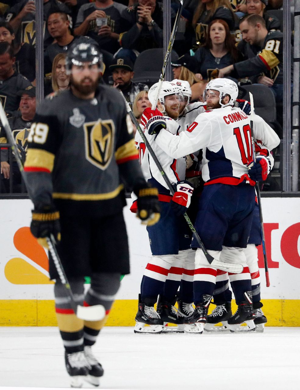 Knights outworked by Capitals in Game 2, take rare home loss