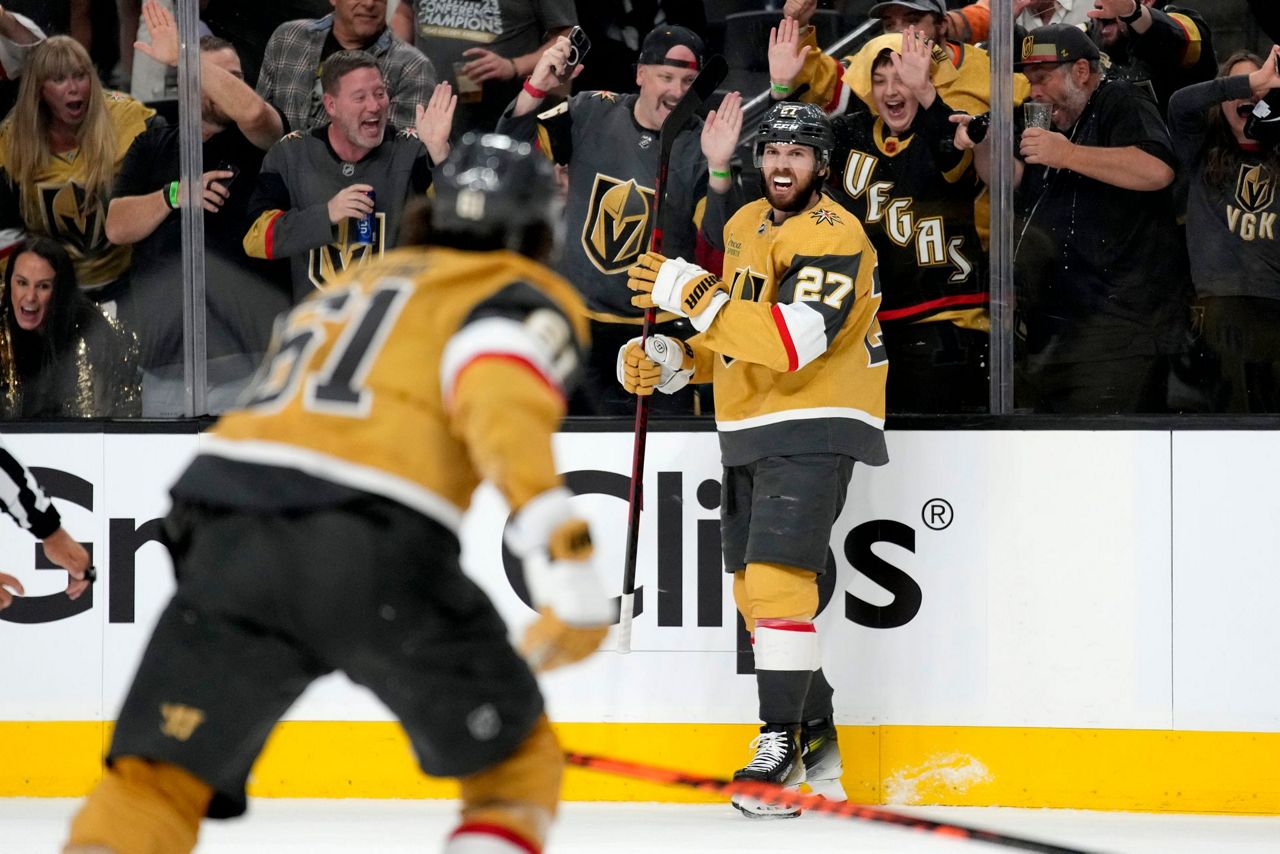 Golden Knights' Shea Theodore finds rhythm at right time to start ...