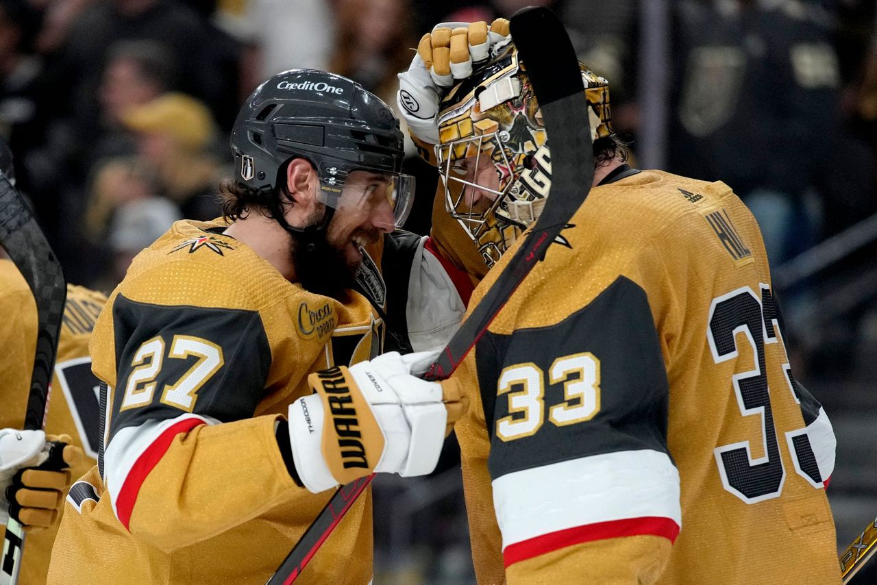Golden Knights' Shea Theodore finds rhythm at right time to start ...