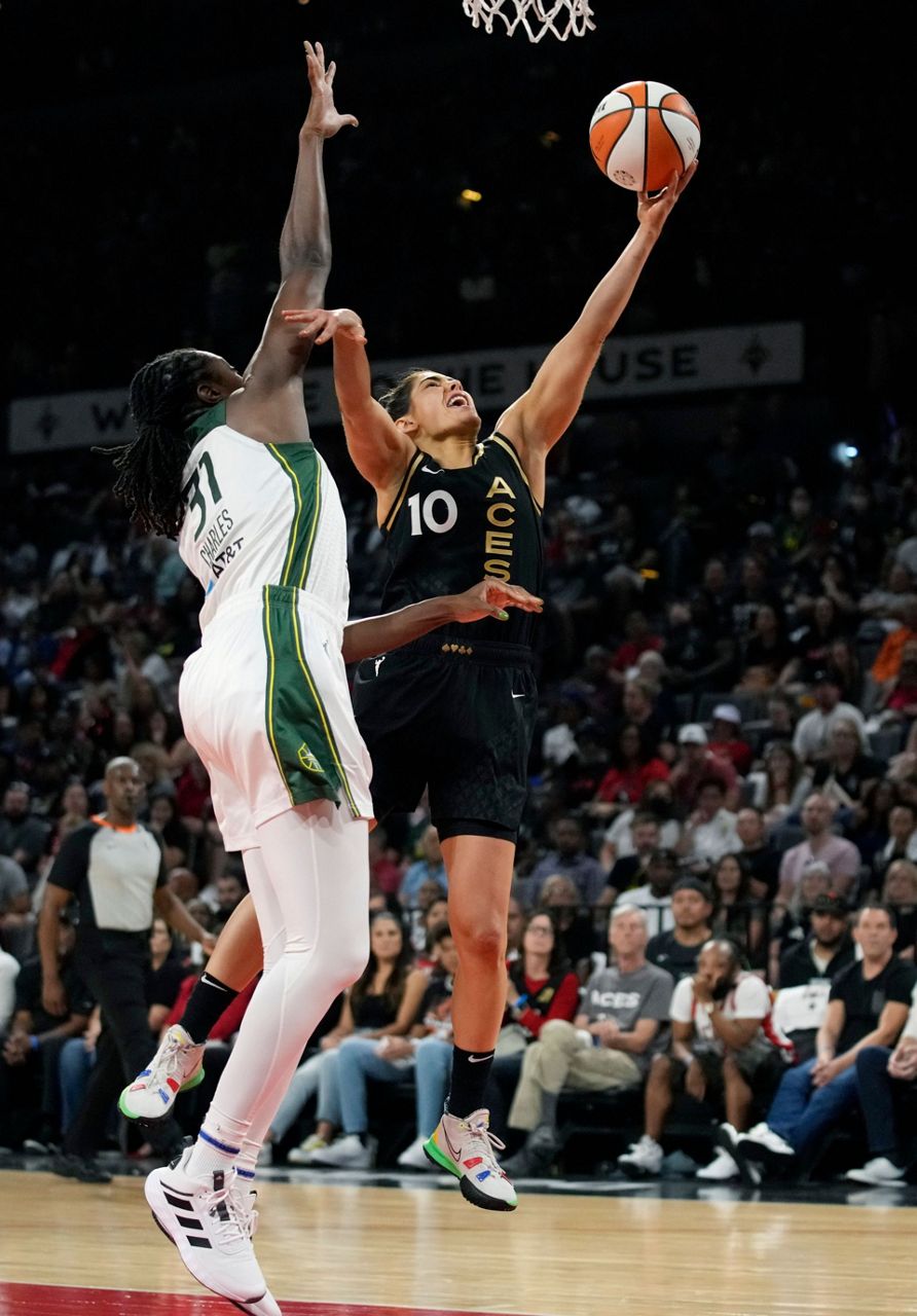 Lloyd has 26, sends Storm over Aces in WNBA semis opener
