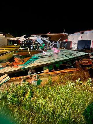 Three tornadoes touched down early Tuesday morning near STL
