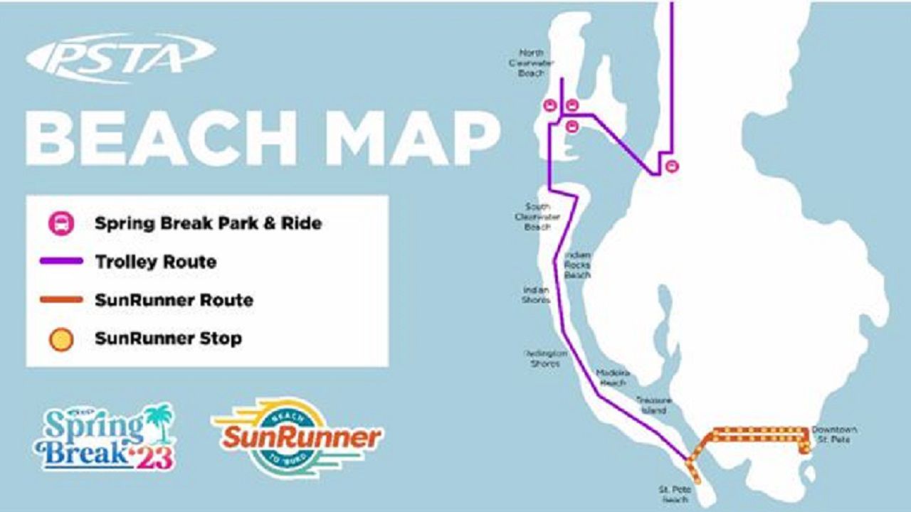SunRunner offering free spring break rides to the beaches