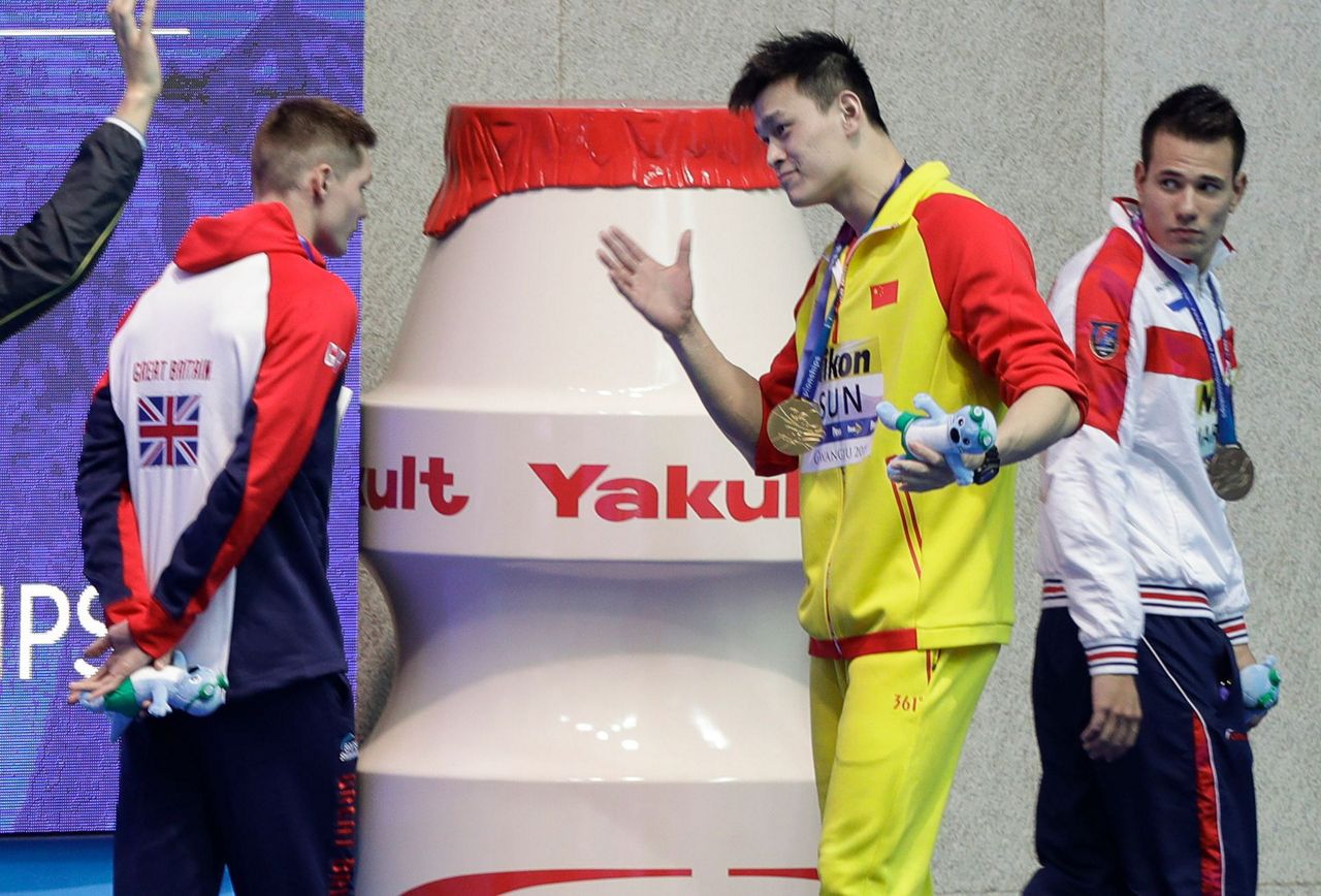 Olympic champion Sun Yang banned for 8 years in doping case