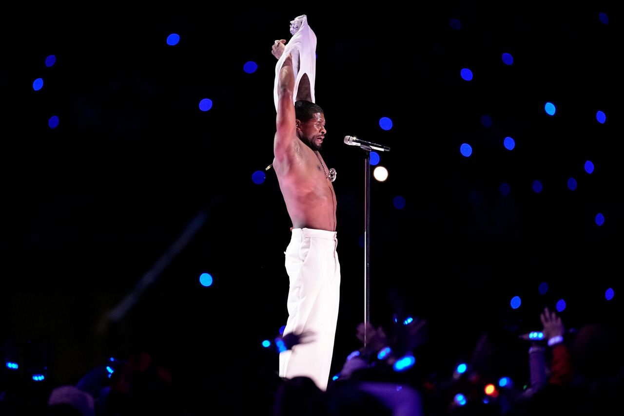Review: Usher shines at star-studded 2024 Super Bowl halftime show