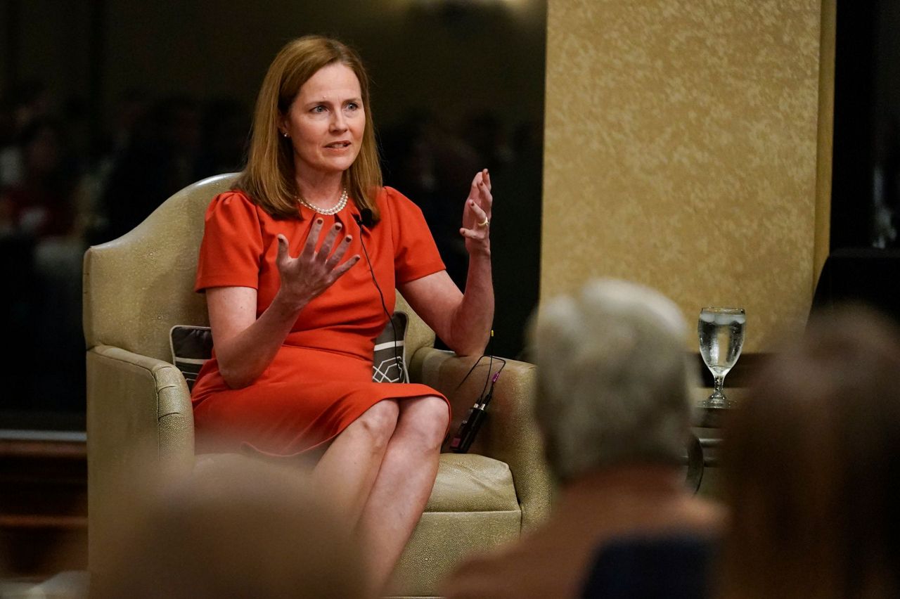 US Supreme Court Justice Barrett says she welcomes public scrutiny of court