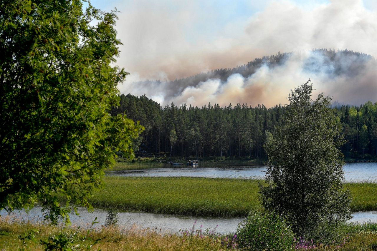 EU nations help Sweden as wildfires rage above Arctic Circle