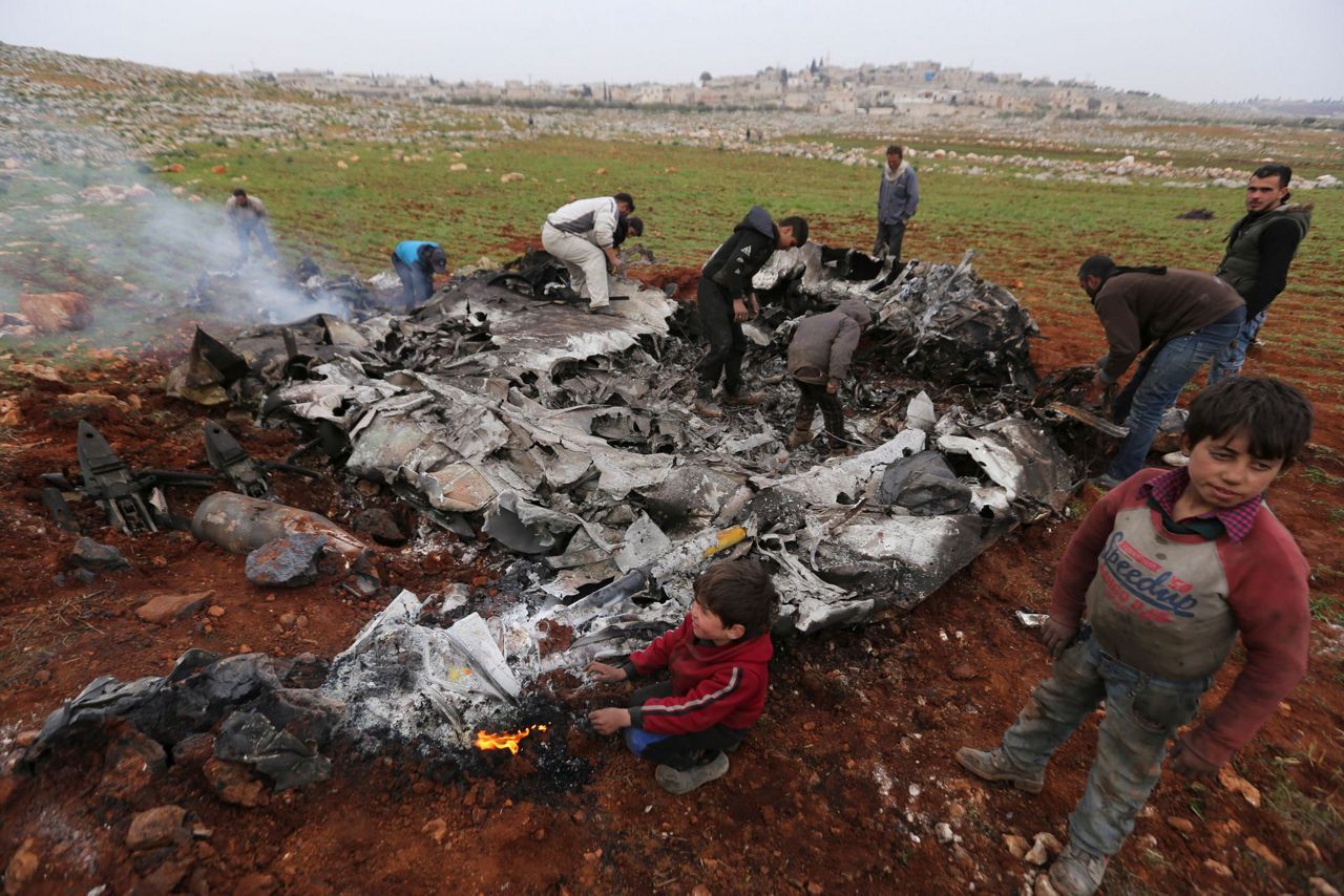 Military, activists: Syrian helicopter shot down in Aleppo