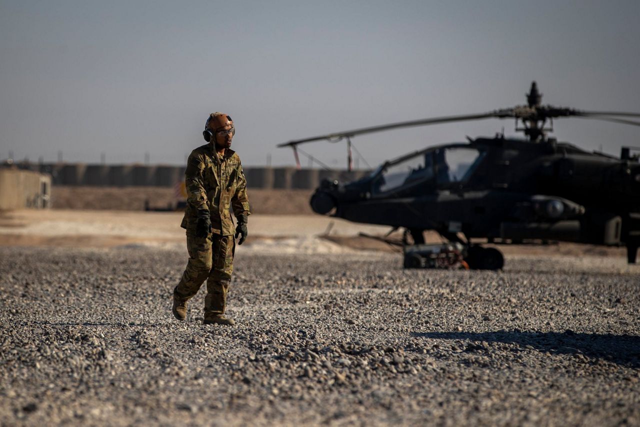 US troops at Syria base say they'll keep pressure on IS