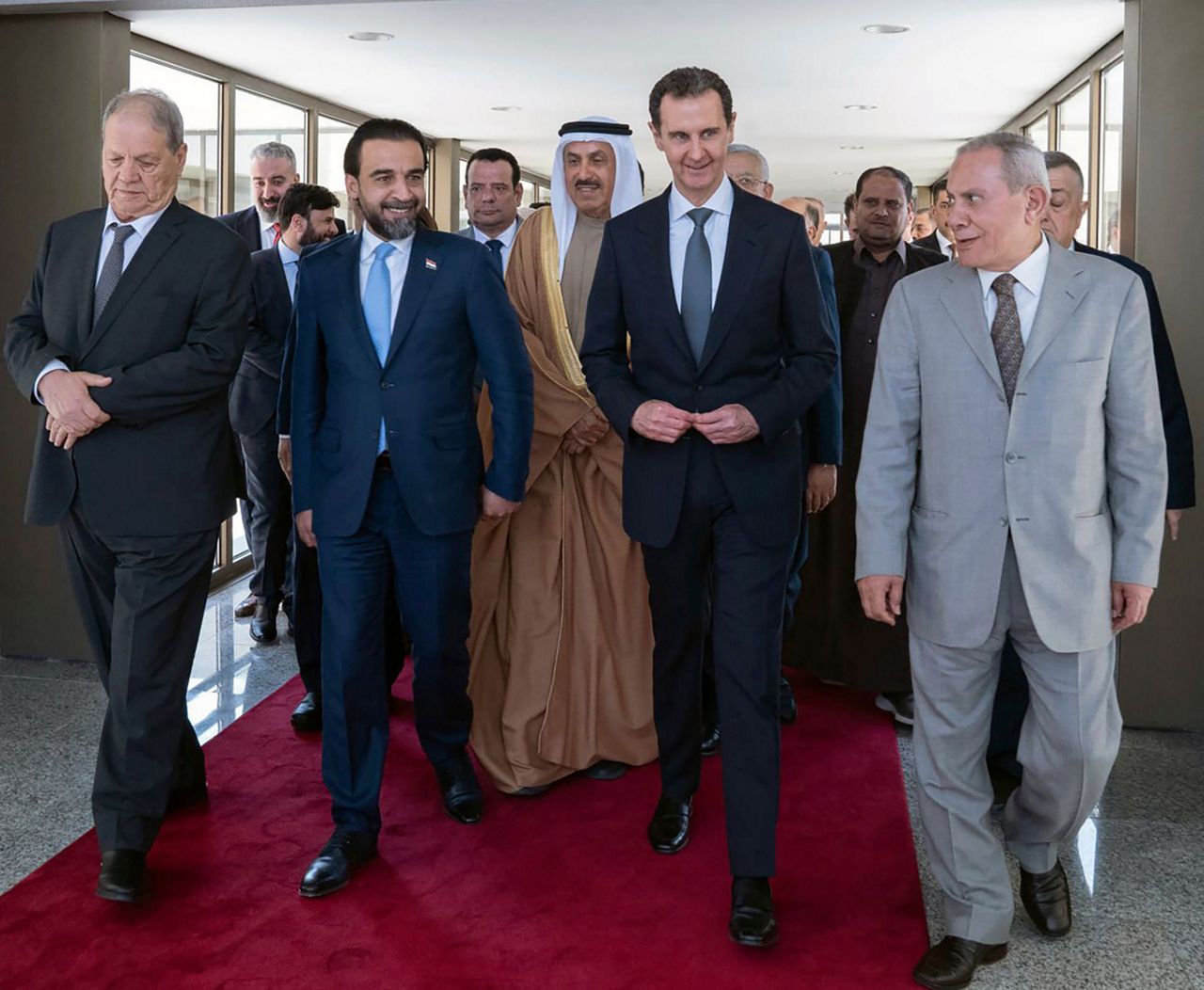 Egypt speaker, Arab lawmakers visit Syrian President Assad