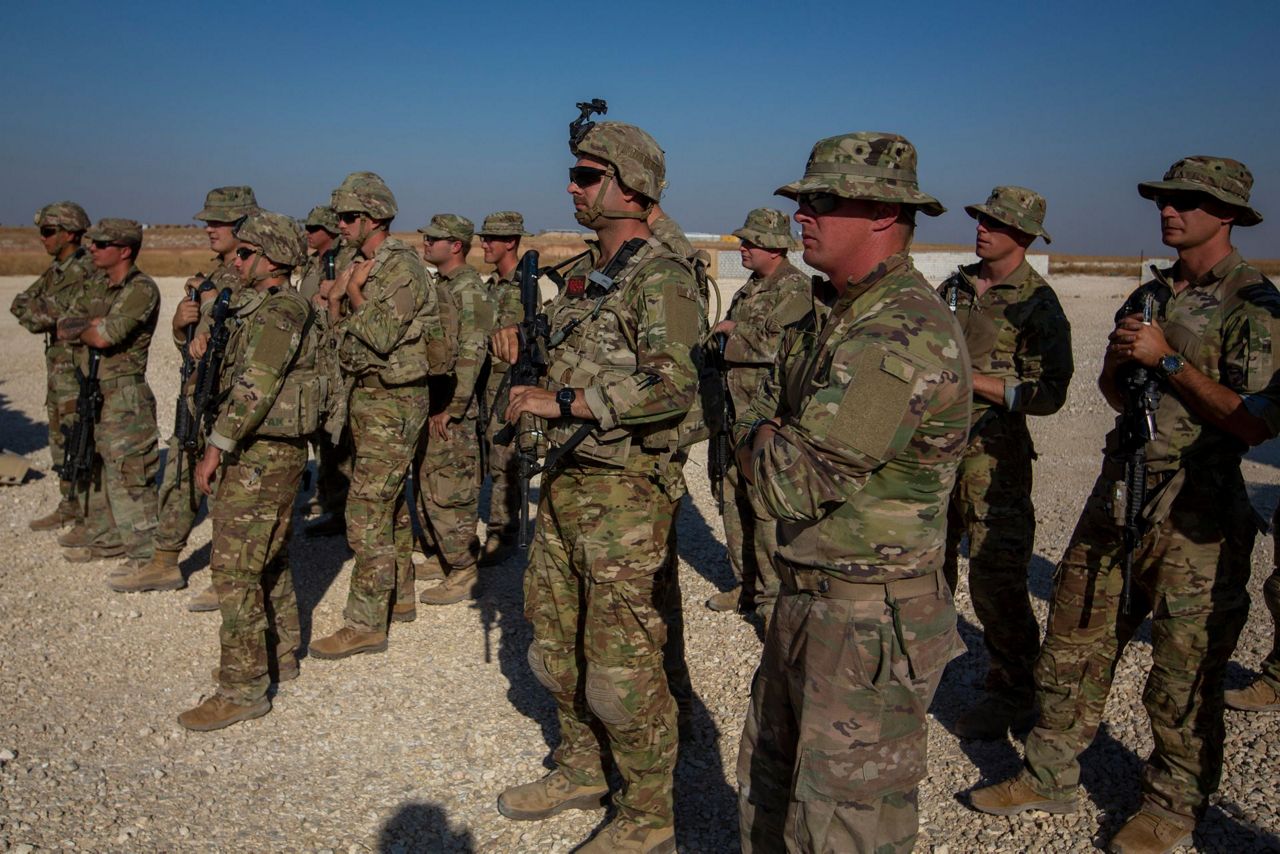 US troops at Syria base say they'll keep pressure on IS